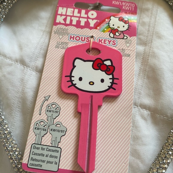 Other | Hello Kitty Black Kwikset Kw1 Kw1 Kw11 House Key Uncut | Poshmark